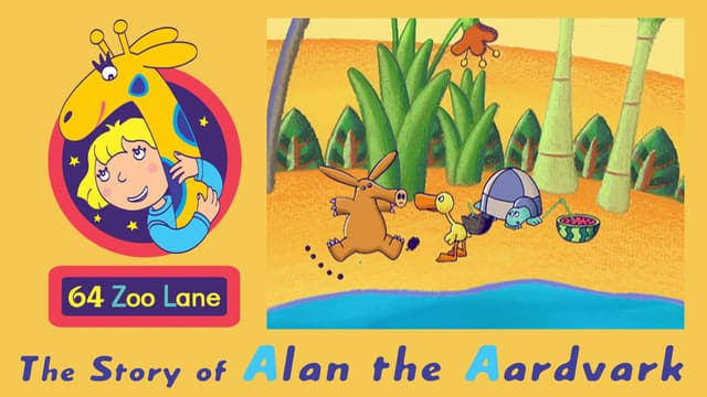 Watch 64 Zoo Lane S02:E08 - The Story of Alan the Aardvark Free TV | Tubi