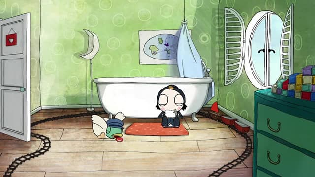 Watch Sarah & Duck S02:E12 - Toggle Tangle/Tummy Tal - Free TV Shows | Tubi