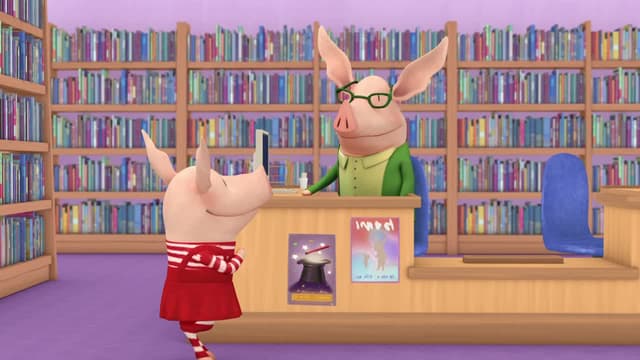 Watch Olivia S01:E23 - Olivia Goes to the Library / Olivia M Free TV | Tubi