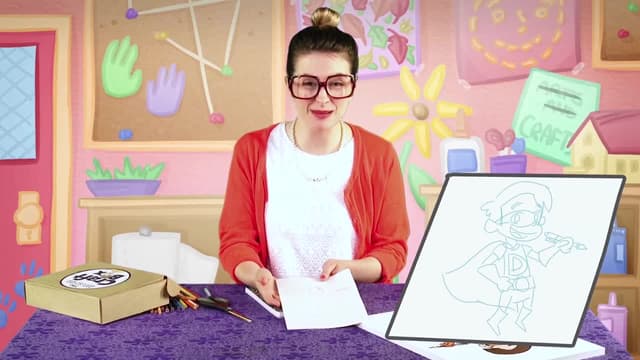 Watch Crafty Carol S03:E05 - DIY Drew Pendous Notebook - Back to School ...