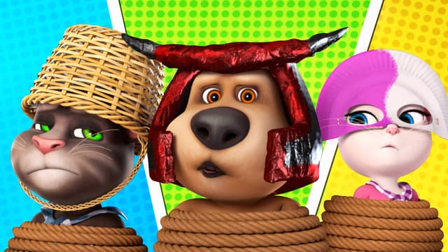 Watch Talking Tom and Friends S03:E11 - Superheroes and Villains - Free ...